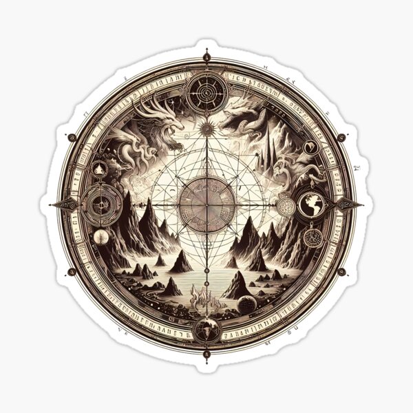 "Prythian Map" Sticker for Sale by HeeShirt | Redbubble