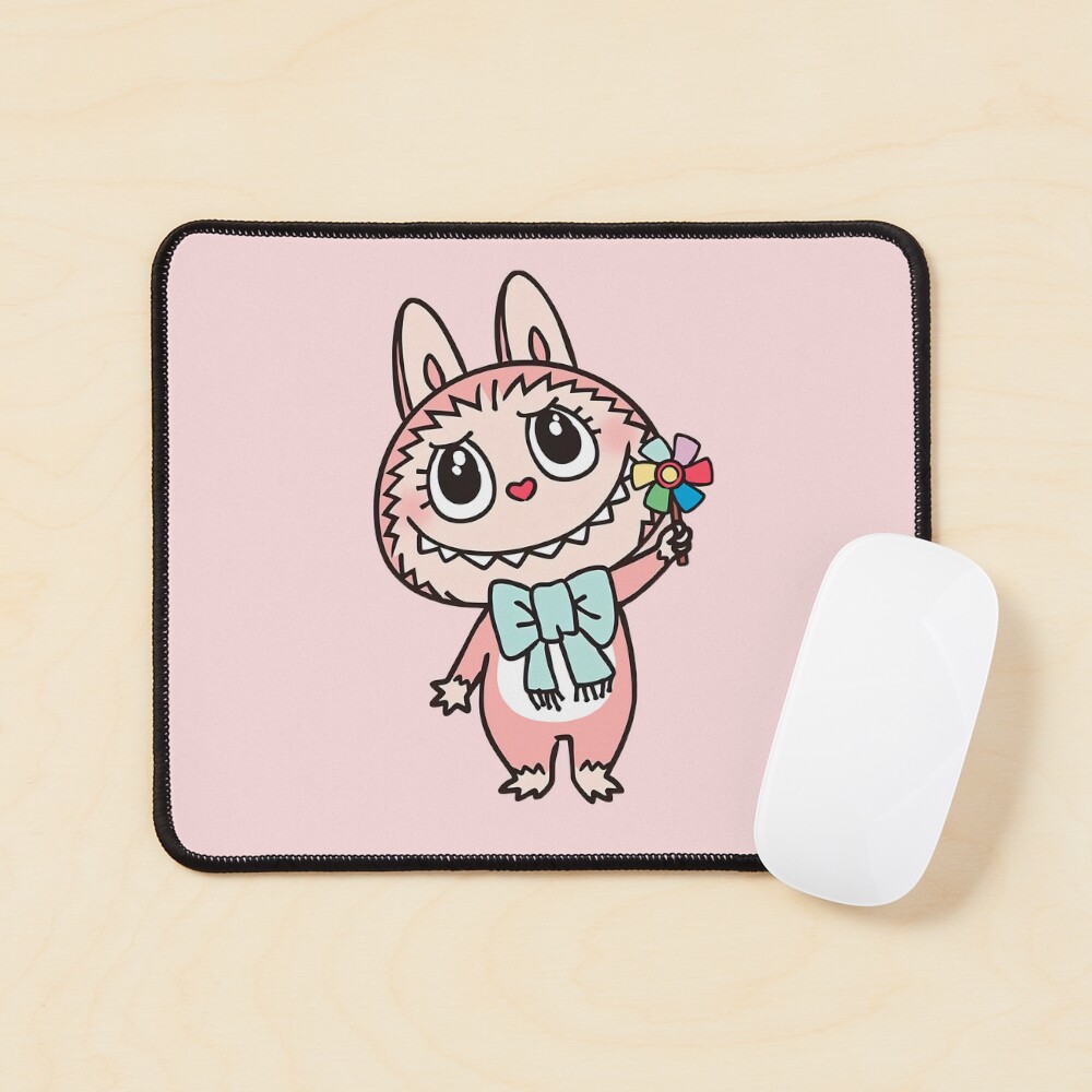 "Labubu pink Monster flower sticker" Sticker for Sale by retrippy ...