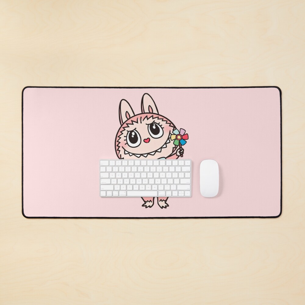 "Labubu pink Monster flower sticker" Sticker for Sale by retrippy ...