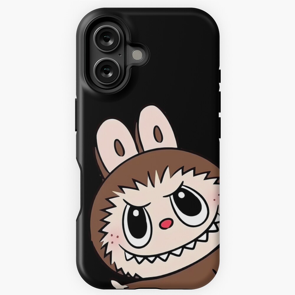 "Labubu zimomo monster CHESTNUT BROWN" Sticker for Sale by retrippy ...