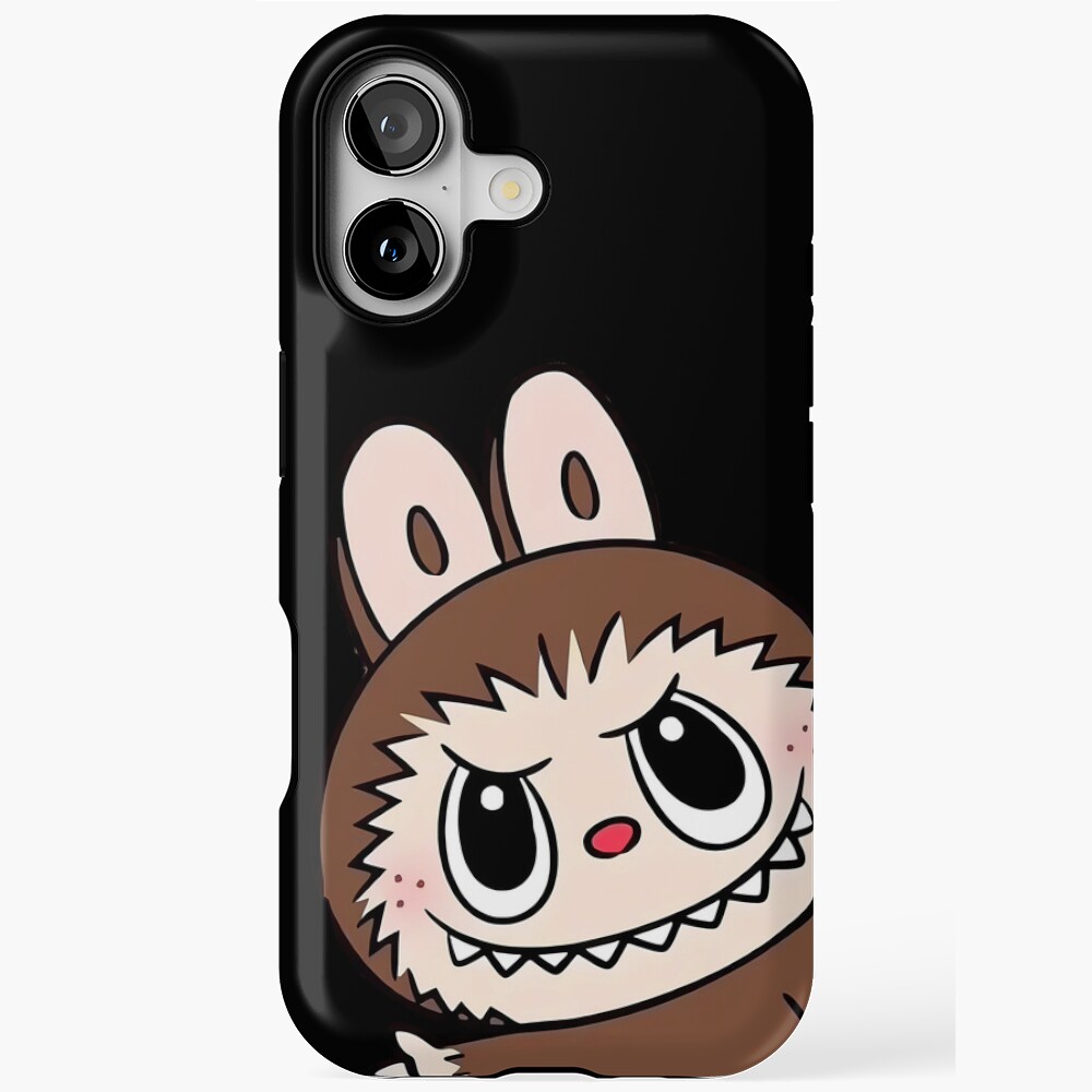 "Labubu zimomo monster CHESTNUT BROWN" Sticker for Sale by retrippy ...