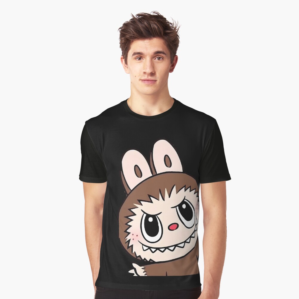 "Labubu zimomo monster CHESTNUT BROWN" Sticker for Sale by retrippy ...