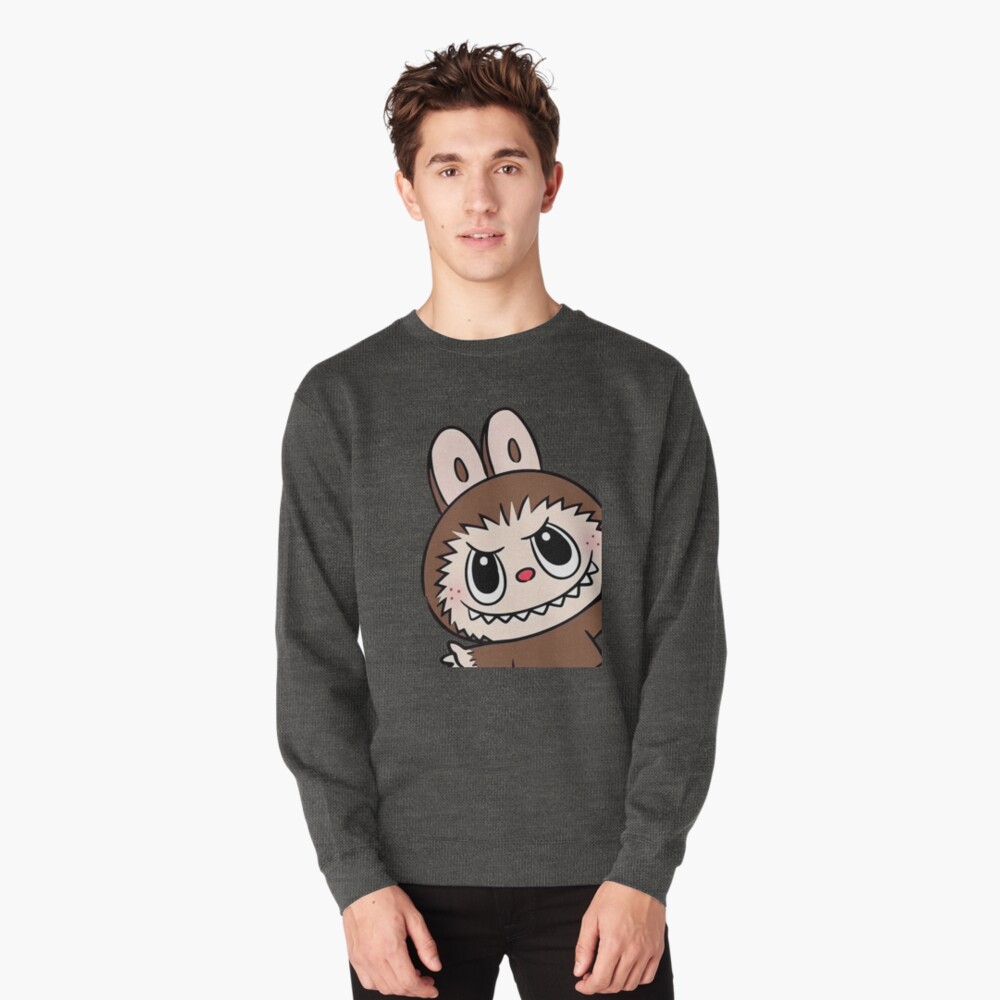 "Labubu zimomo monster CHESTNUT BROWN" Sticker for Sale by retrippy ...