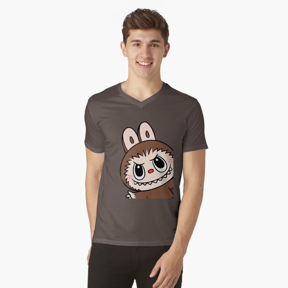 "Labubu zimomo monster CHESTNUT BROWN" Sticker for Sale by retrippy ...