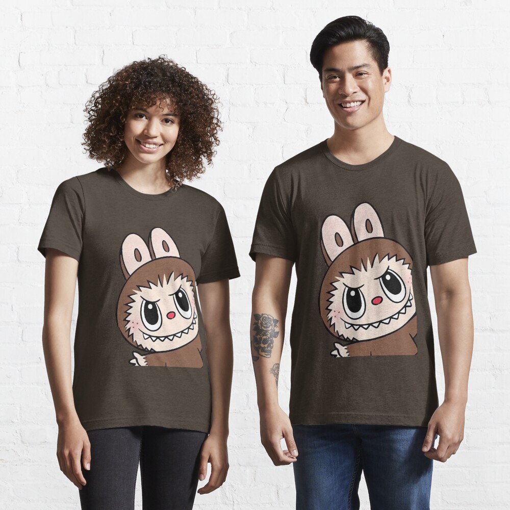 "Labubu zimomo monster CHESTNUT BROWN" Sticker for Sale by retrippy ...