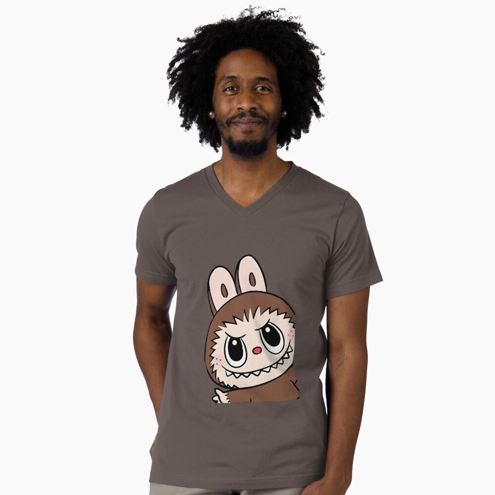 "Labubu zimomo monster CHESTNUT BROWN" Sticker for Sale by retrippy ...