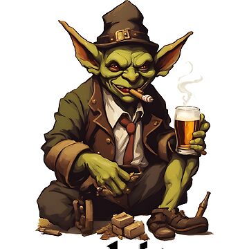 "On Goblin time" Sticker for Sale by MEMEREVIEWxxx | Redbubble