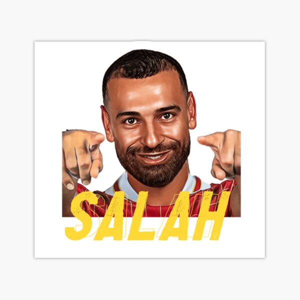 "Salah" Sticker for Sale by AKMLFC | Redbubble