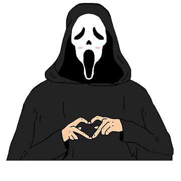 "Cute ghostface" Sticker for Sale by Sunnydraws7 | Redbubble