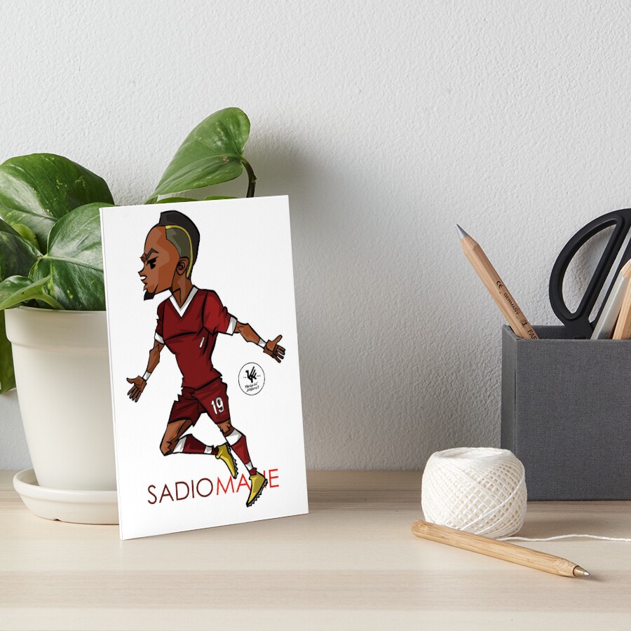 "Sadio Mané" Art Board Print by TheKopArtStudio | Redbubble