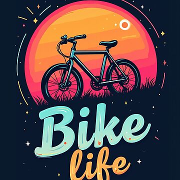 "Bike Life" Sticker for Sale by Dhwanit | Redbubble