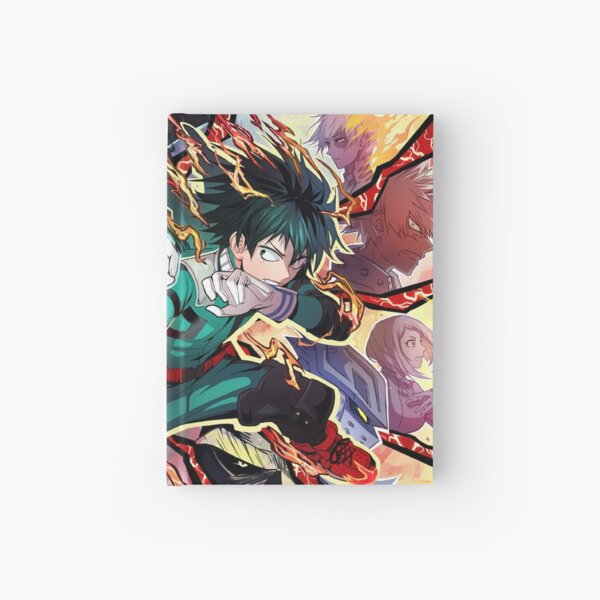 "My Hero Academia - Deku vs. villains" Hardcover Journal for Sale by ...