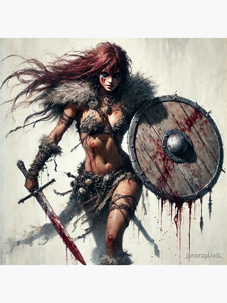"Red Sonja: Warrior Queen of the Hyborian Age vol.30" Art Print for Sale by janarspixels | Redbubble