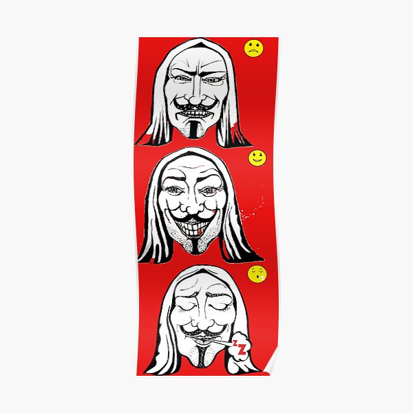 "the angry , the Good, the Indifferent" Poster for Sale by rubanovart ...