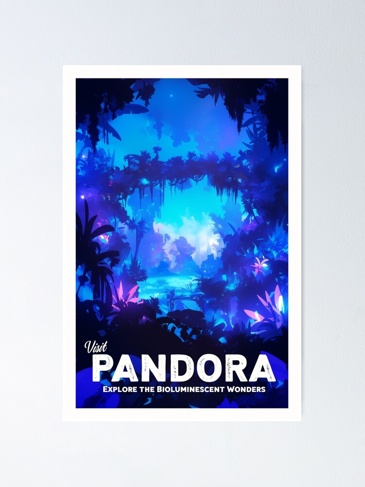 "Visit Pandora Poster" Poster for Sale by magrodanny | Redbubble