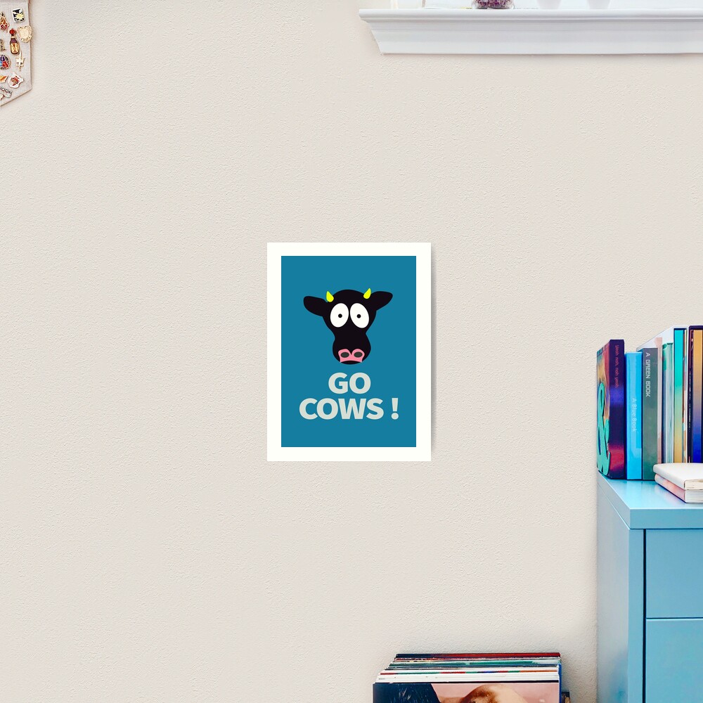 "Go Cows Poster from South Park - Principal's Office Version" Art Board ...