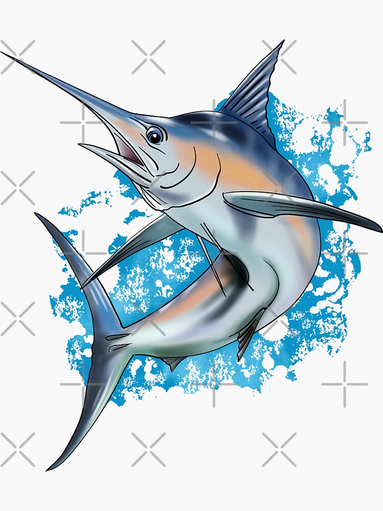 "Marlin" Sticker for Sale by sibosssr | Redbubble