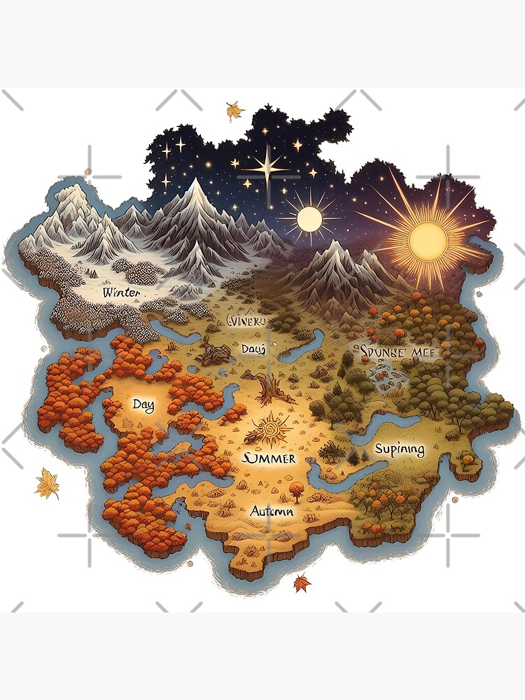 "Mythical Map" Poster for Sale by HeeShirt | Redbubble
