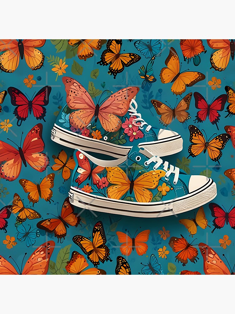 "Butterflies and snickers" Sticker for Sale by EightMustangs | Redbubble