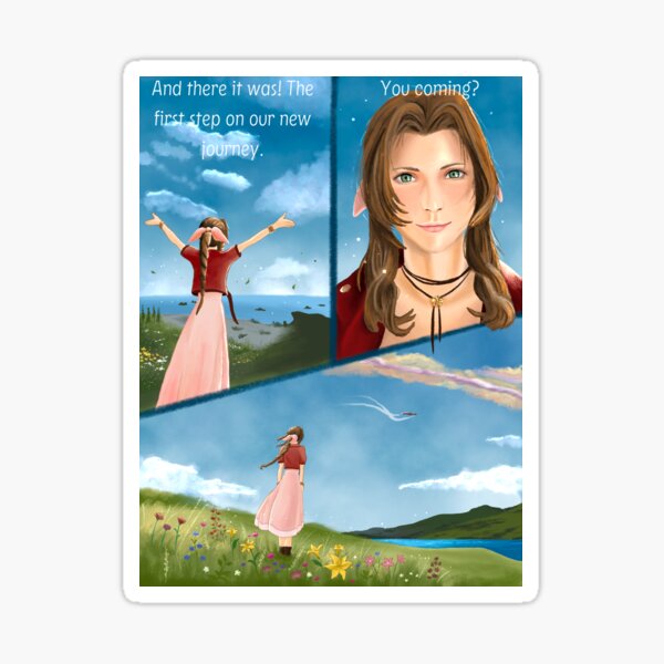 "Final Fantasy 7 Rebirth - Aerith: You coming?" Sticker for Sale by ...