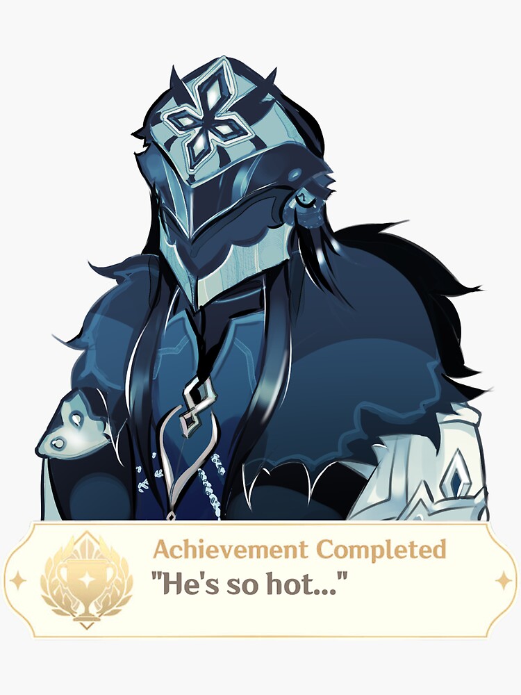 "Capitano Genshin impact" Sticker for Sale by cosmogonist | Redbubble