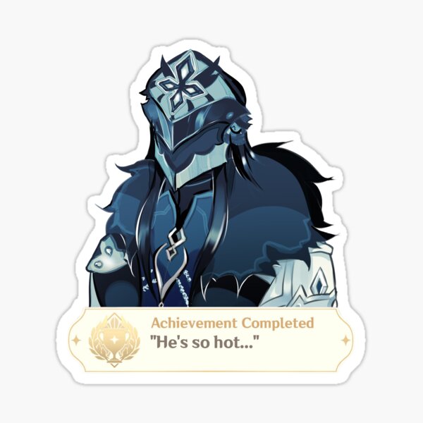 "Capitano Genshin impact" Sticker for Sale by cosmogonist | Redbubble