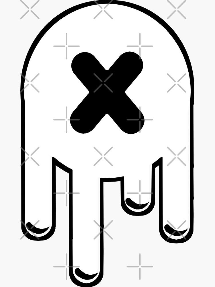 "X - Drip Pattern" Sticker by CreationMunster | Redbubble
