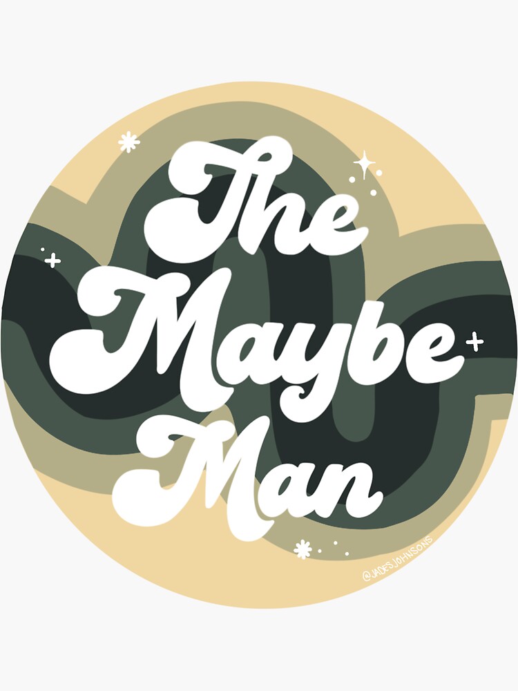 "AJR "The Maybe Man" 70's Inspired Logo" Sticker for Sale by ...