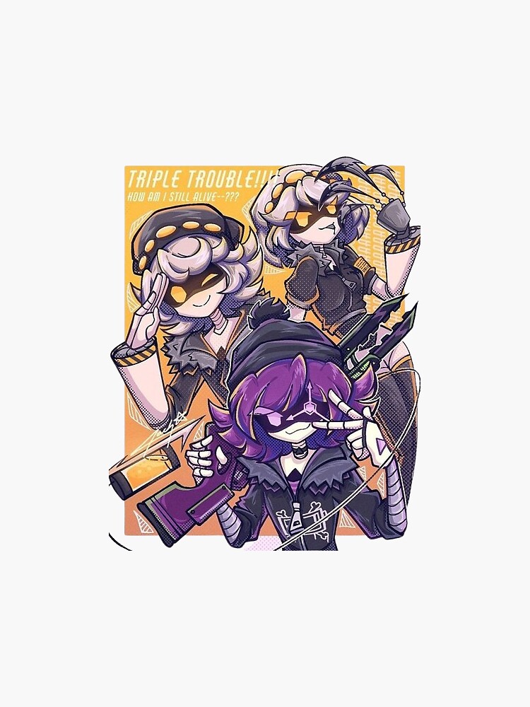 "Murder Drones-art" Sticker for Sale by jackieReenz | Redbubble