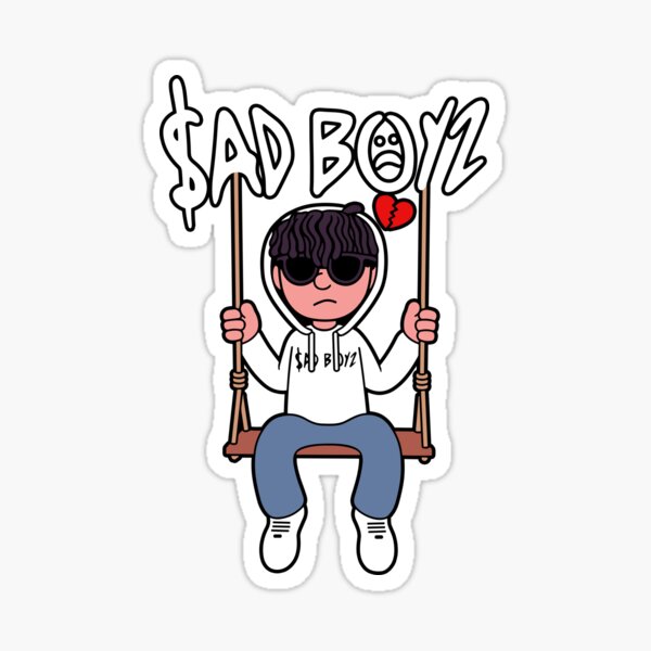 "Junior H Sad Boyz Corridos Tumbados Design" Sticker by ASLdesigner ...