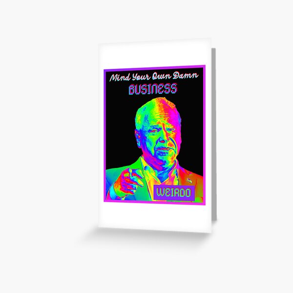 "Tim Walz Design, Tim Walz Political Art, Governor Tim Walz Merchandise ...