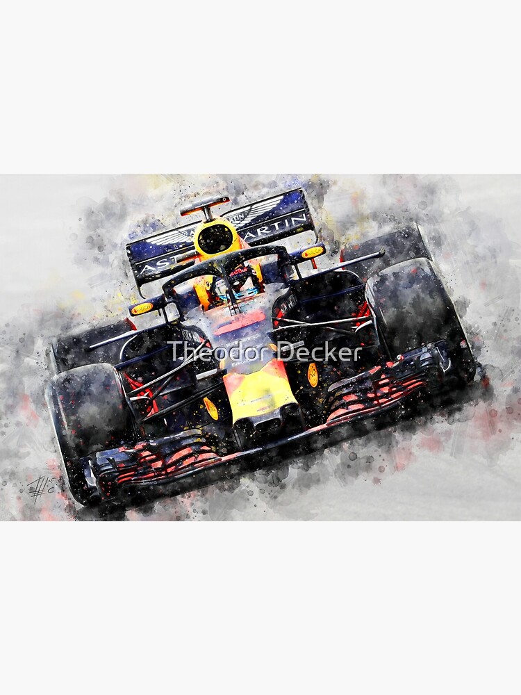 "Daniel Ricciardo 2018" Framed Art Print for Sale by theodordecker ...