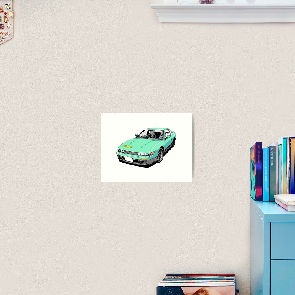 "Iketani's S13 initial D" Art Print by ScenicDriver87 | Redbubble