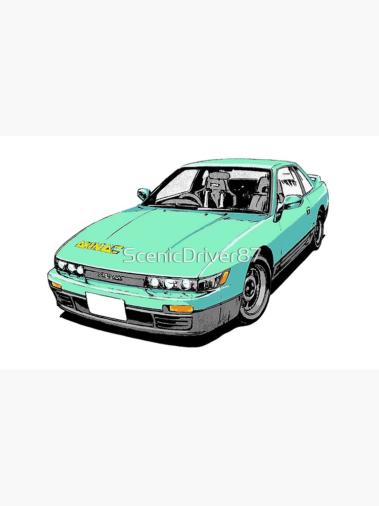 "Iketani's S13 initial D" Art Print by ScenicDriver87 | Redbubble