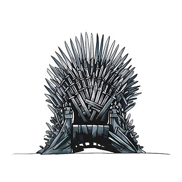 "The iron throne" Sticker for Sale by Jonistonis007 | Redbubble