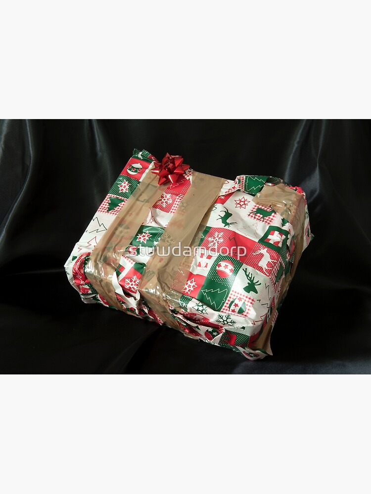 "Badly wrapped present" Poster for Sale by stuwdamdorp | Redbubble