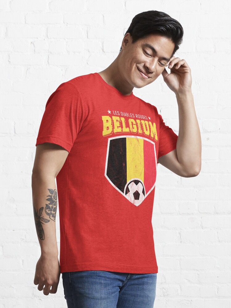 "Belgium Football National Flag T Shirt World Soccer Jersey Cup" T ...