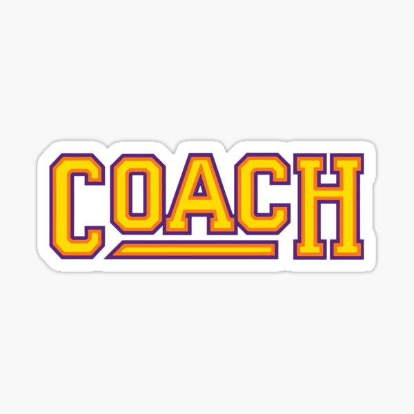 "Coach - 90s TV Show Sitcom Comedy " Sticker for Sale by acquiesce13 ...