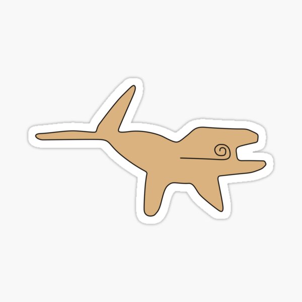 "Nazca Whale 002" Sticker for Sale by kernowerno | Redbubble