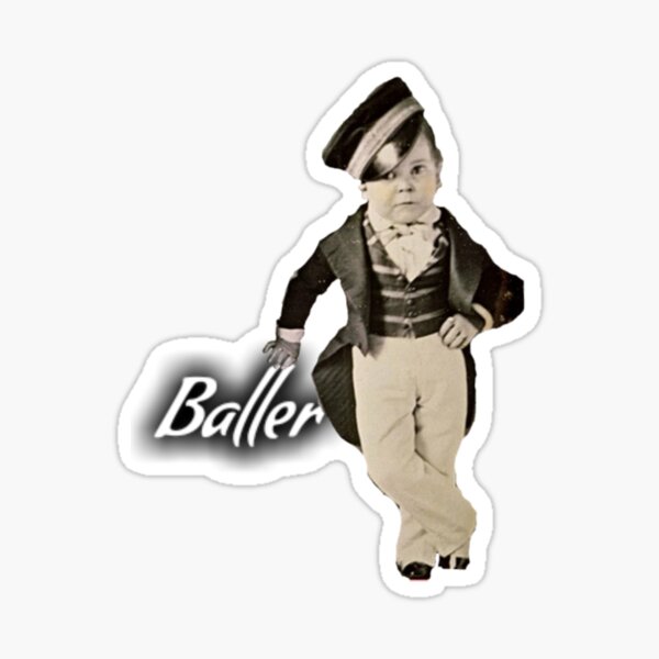 " General Tom Thumb Baller" Sticker by I-am | Redbubble