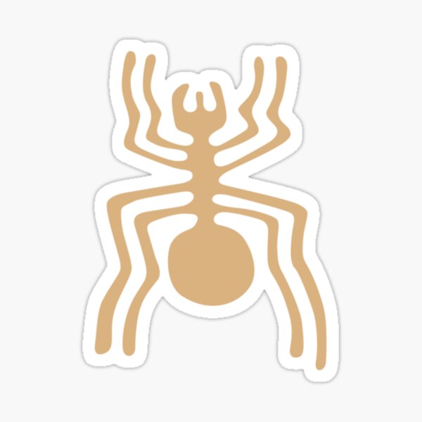 "Nazca Spider 001" Sticker for Sale by kernowerno | Redbubble