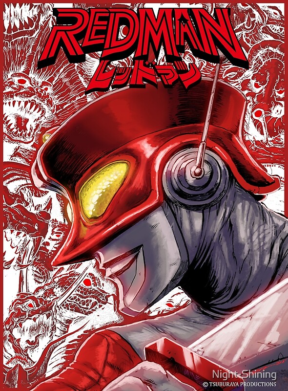 "Redman - The Kaiju Hunter" by Night-Shining | Redbubble