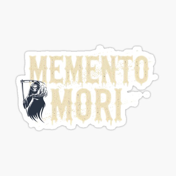 "Memento Mori - Reaper Silhouette" Sticker for Sale by StarRainbow1986 ...
