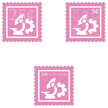 "Biological Engineering | Pink & White Stamps | College Biology Science ...