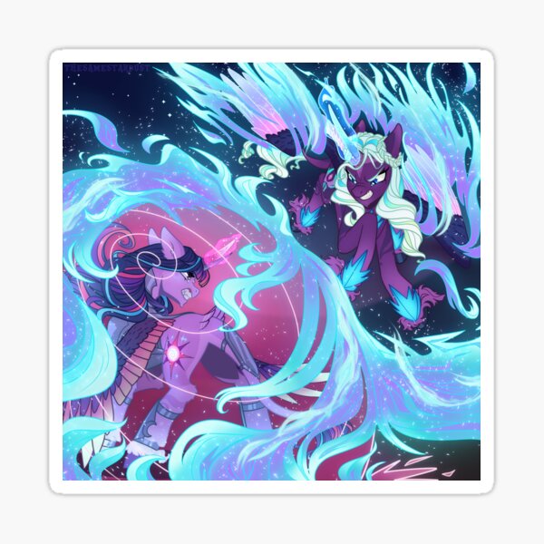 "Princess Twilight Sparkle vs. Opaline Arcana" Sticker for Sale by ...