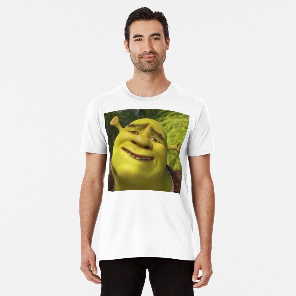 "Romantic Shrek *Bites Lip* Meme From Shrek Green Ogre Man Rizz ...