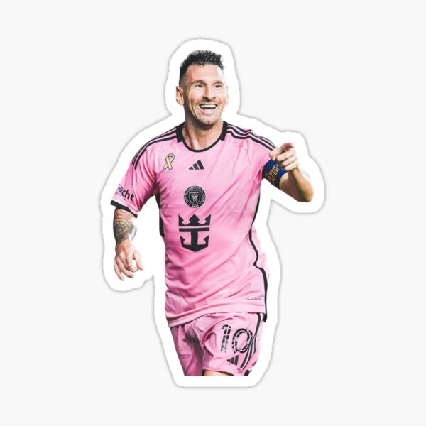 "Lionel Messi - Inter Miami" Sticker for Sale by MadeinAugust13 | Redbubble