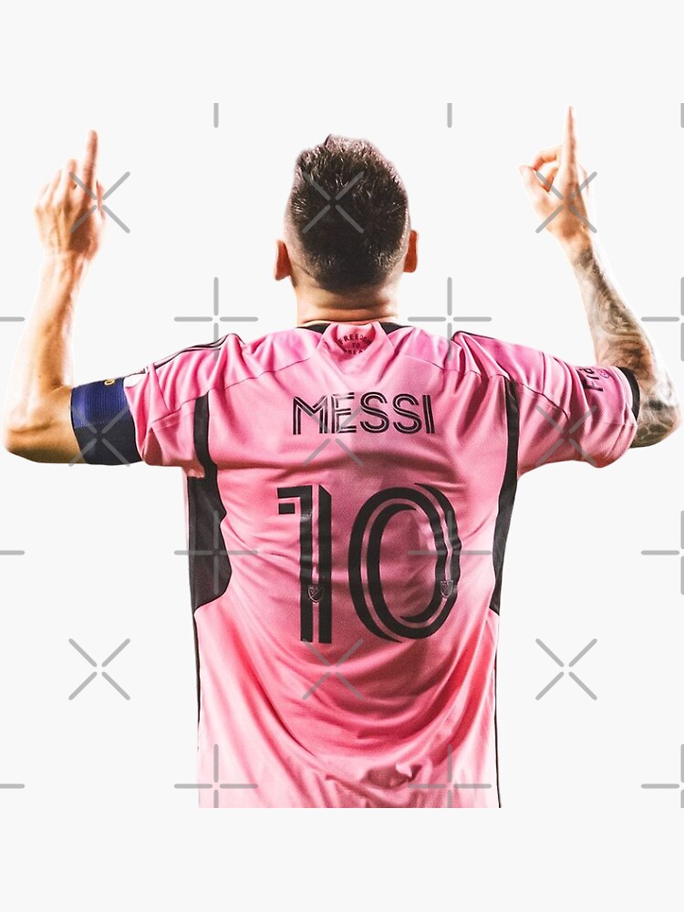 "Messi - Inter Miami" Sticker for Sale by MadeinAugust13 | Redbubble