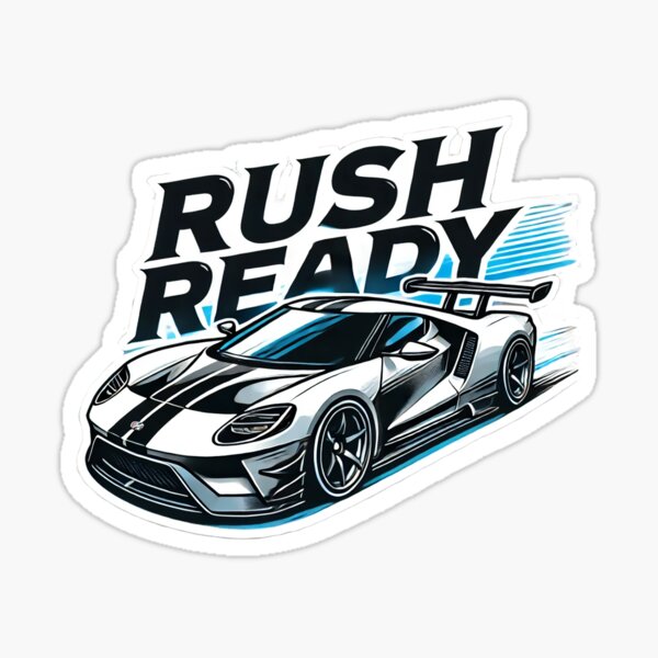 "RUSH READY" Sticker for Sale by MitchellRoxSox | Redbubble