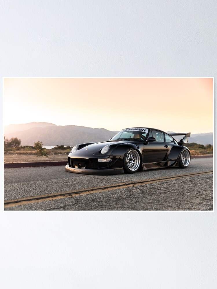"993 RWB" Poster for Sale by MikeKuhnRacing | Redbubble